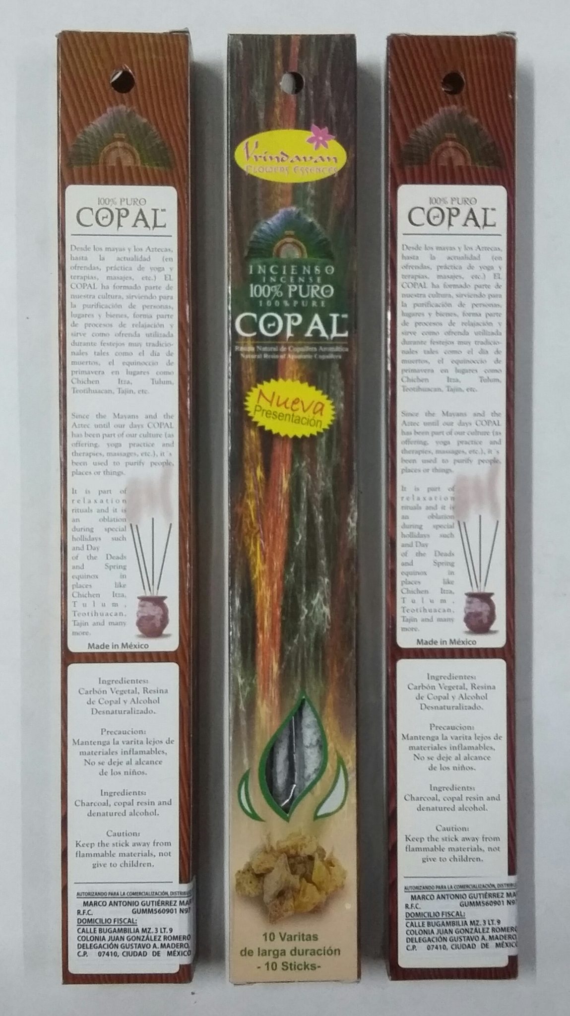 Incienso 100 % Puro De Copal De Larga Duracion Marca Vrindavan Hecho En ...