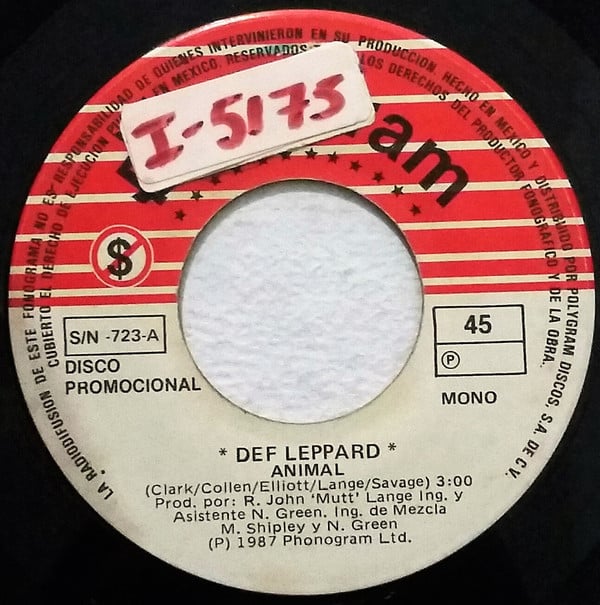 Def Leppard - Animal - Submarino Amarillo Mexico