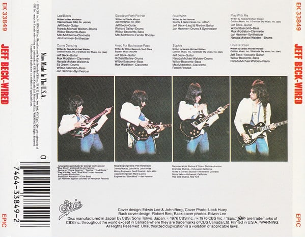 Jeff Beck - Wired - Submarino Amarillo Mexico
