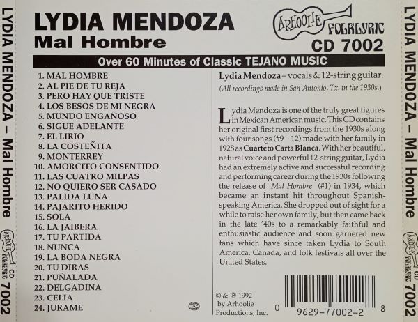 Lydia Mendoza - Mal Hombre - Submarino Amarillo Mexico