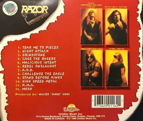 Razor - Malicious Intent - Submarino Amarillo Mexico